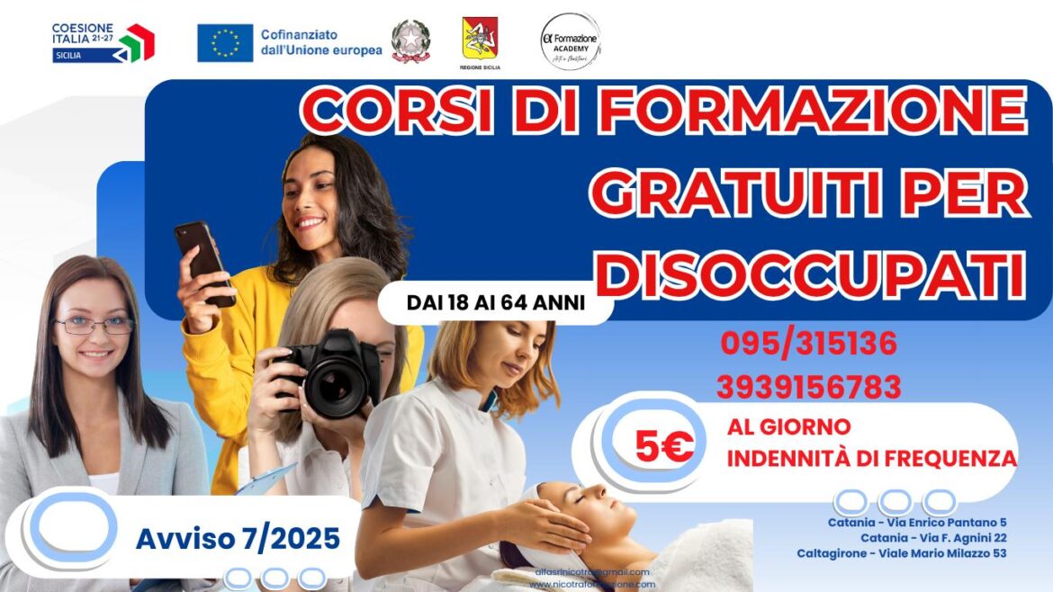Bando Selezione Docenti Avviso 7 Sicilia 2025 - corsi gratuiti FSE ...